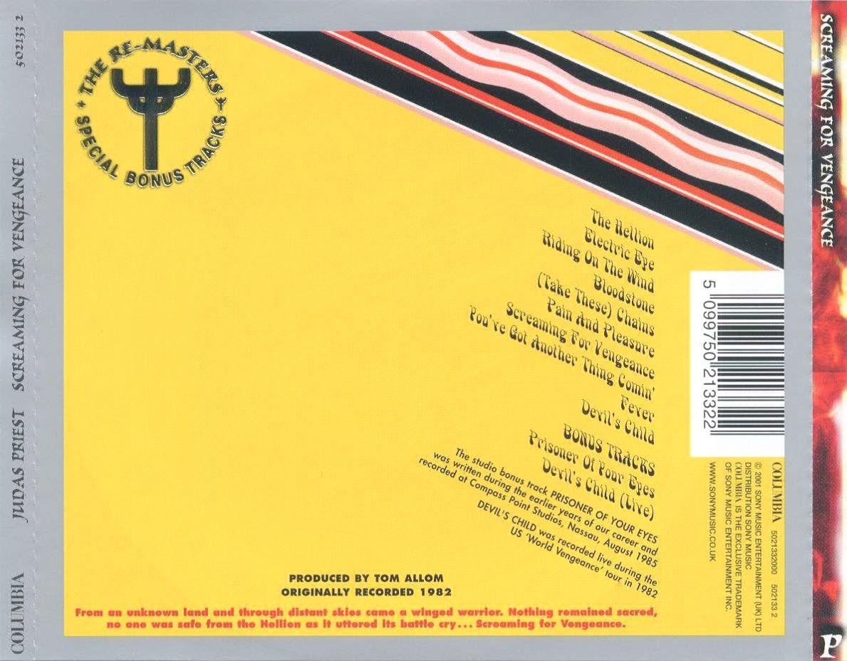 MUSIK LEGENDA: Judas Priest - 1982 - Screaming For Vengance